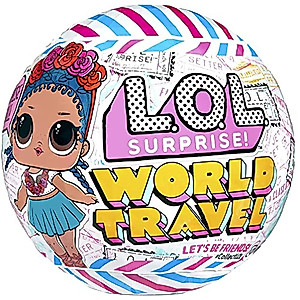 L.O.L. Surprise! World Travel™ Dolls with 8 Surprises Including Doll, Fashions, and Travel Themed Accessories - Great Gift for Girls Age 4+