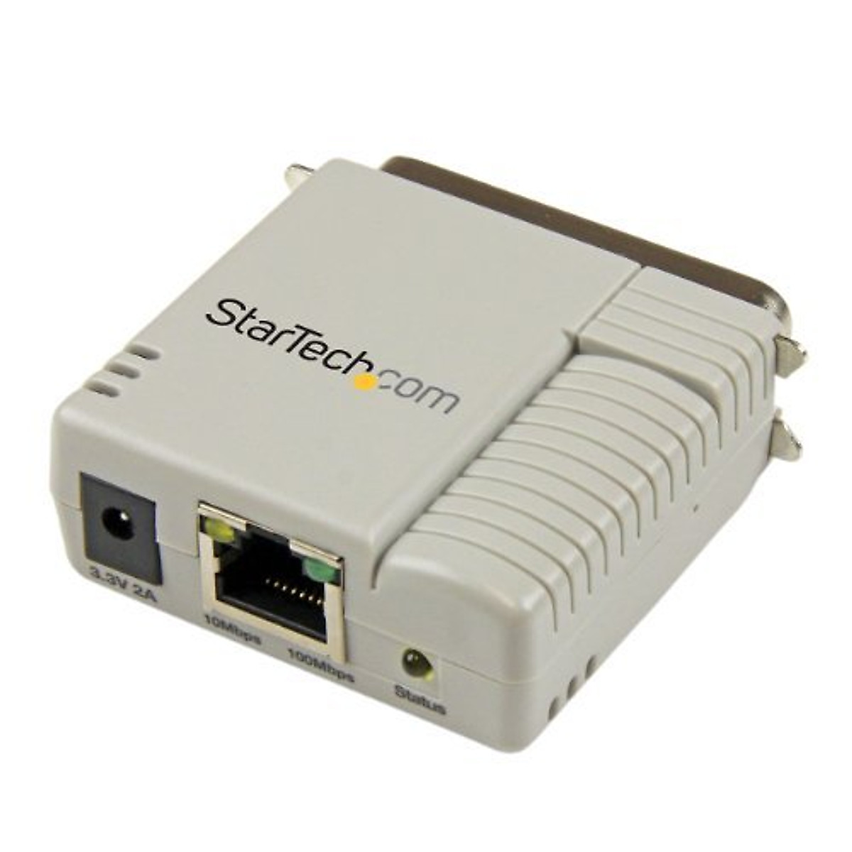 StarTech.com 1 Port 10/100 Mbps Ethernet Parallel Network Print Server - Print server - parallel