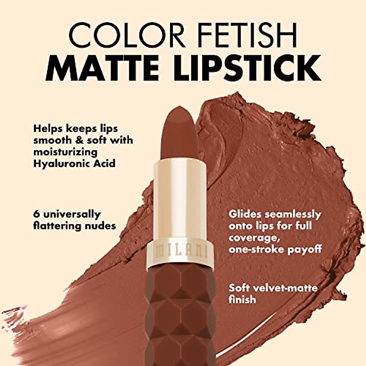 Milani Color Fetish Matte Lipstick (Tease)