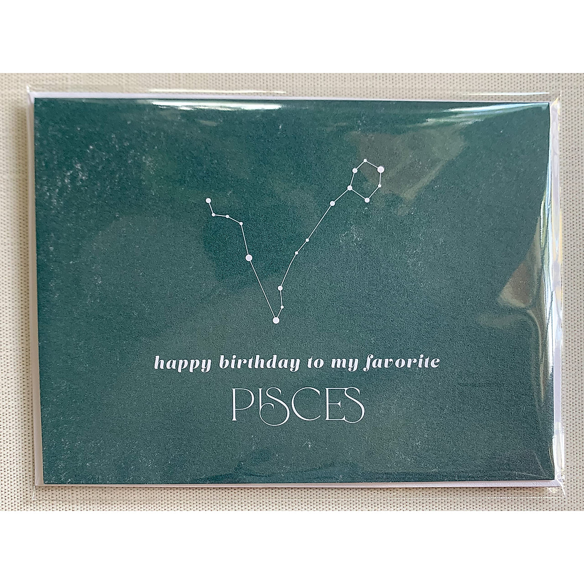 Happy Birthday to My Favorite Pisces || Zodiac Birthday Card