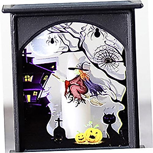 BESPORTBLE Outdoor Candle Mini Lantern LED Lanterns Fall Snow Globe Outdoor Lanterns Portable Vintage Lantern Festival Party Ornament Simulation Flame Light Flame Lamp Decorate Decorations