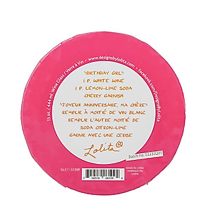 Lolita Birthday Girl Artisan Painted Wine Glass Gift