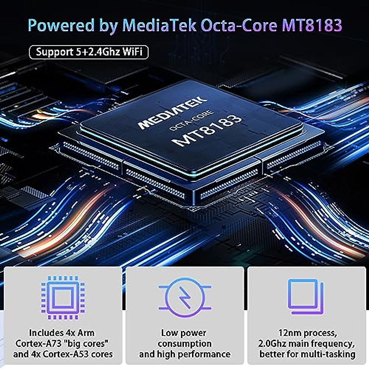 Tablet 10.1 Inch Android 12 Tablets 2023 Latest Android Tablet 128GB ROM+16GB RAM (8+8 Virtual), 2 in 1 Tablet with Keyboard, Powerful Octa-Core+13MP Camera, 1TB TF Expandable, FHD WiFi Tablet PC