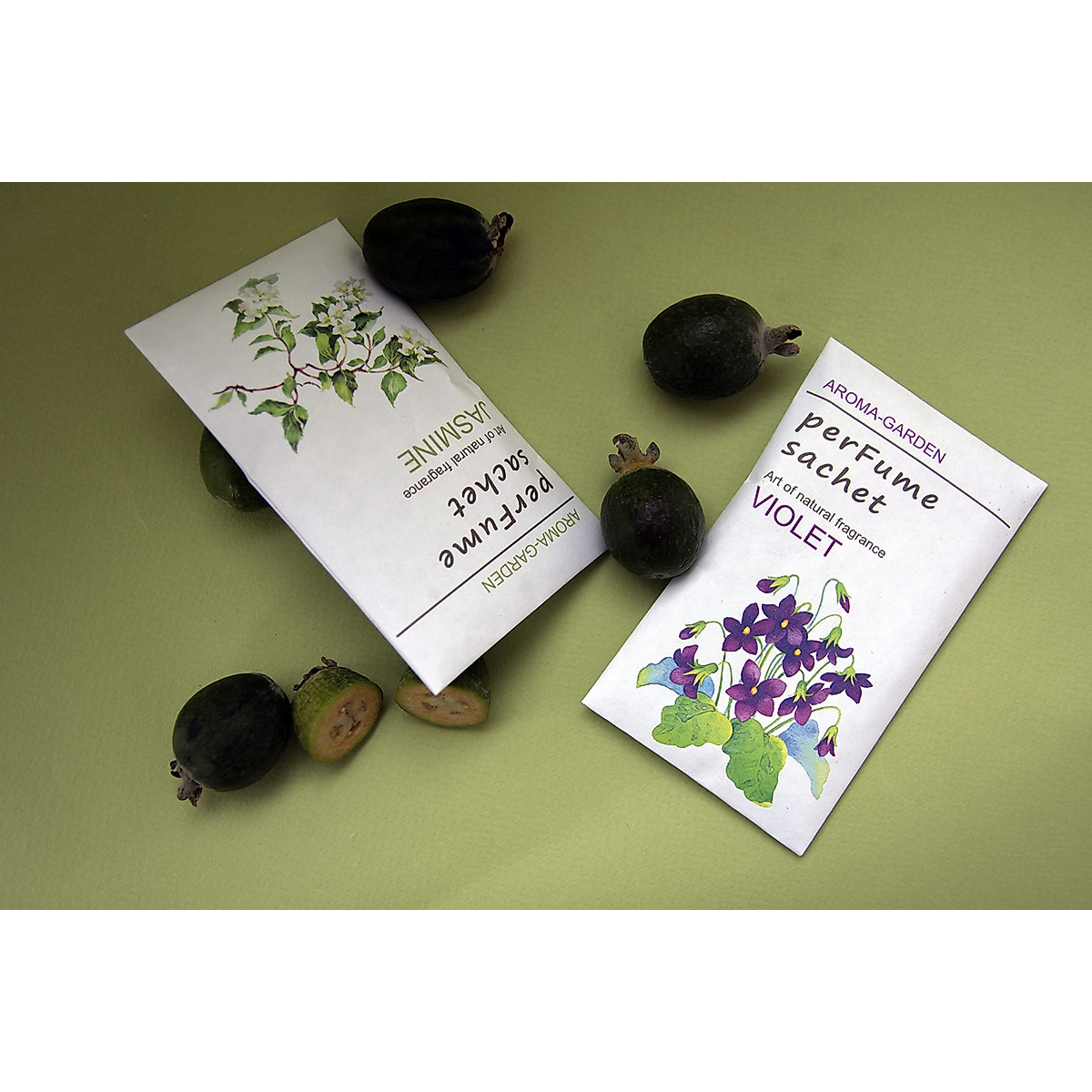 Aroma-Garden Scented Sachet, 12 Pack -Spring Break- Home Fragrance Sachets for Drawers, Closets, Room. Scented Sachet Violet & Jasmine.