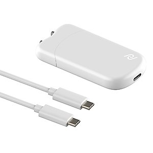 Powerland USB C GaN Charger 33W Usmile33 Ultra-Thin, PD PPS Fast Charger Adapter Compatible with iPhone 15/14/13/12,Pixel,iPad/iPad Mini,Galaxy S Series, MacBook Pro/Air and More (with Cable)