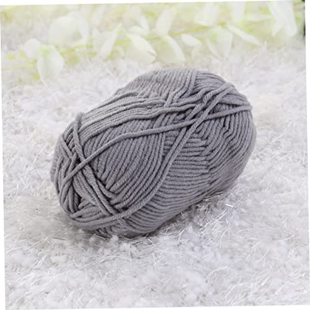 Fuzzy Yarn Cotton Line Blanket Yarn White Yarn Simple Doll Frosting Suite Dark Grey Knitting Yarn Cone Yarn Kit Fuzzy Yarn Knitting Yarn Cotton Yarn Acrylic Yarn Simply Soft Yarn