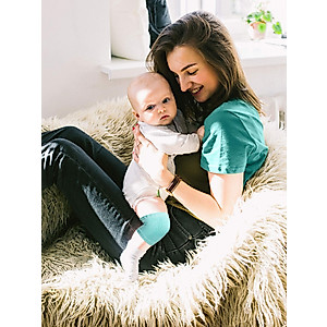 WILLBOND 12 Pairs Baby Crawling Pads Anti-Slip Knee Protector Baby's Knee for Crawling Leg Warmers Toddler Walker Protector Essentials Pads