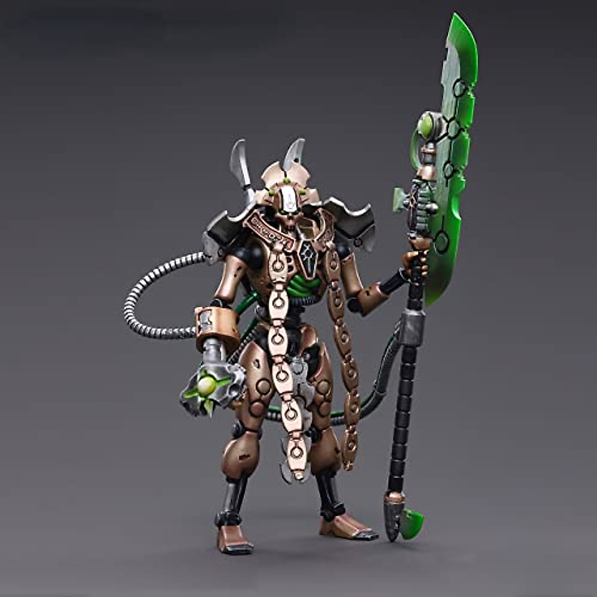 Pipigirl JoyToy × Warhammer Genuine License 1/18 Soldier, 4inch Army Military Extreme Warrior Models Action Figures Kits (Necrons Szarekhan Dynasty Overlord)