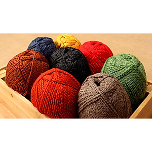 Highland Haven - 100% Highland Wool Yarn Set of 3 Skeins (150 Grams) DK Weight - Sourced Directly from Peru - Heavenly Soft and Perfect for Knitting and Crocheting (DK, Ivory)