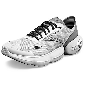 Brooks Women's Aurora Neutral Running Shoe - White/Alloy/Black - 7.5 Medium