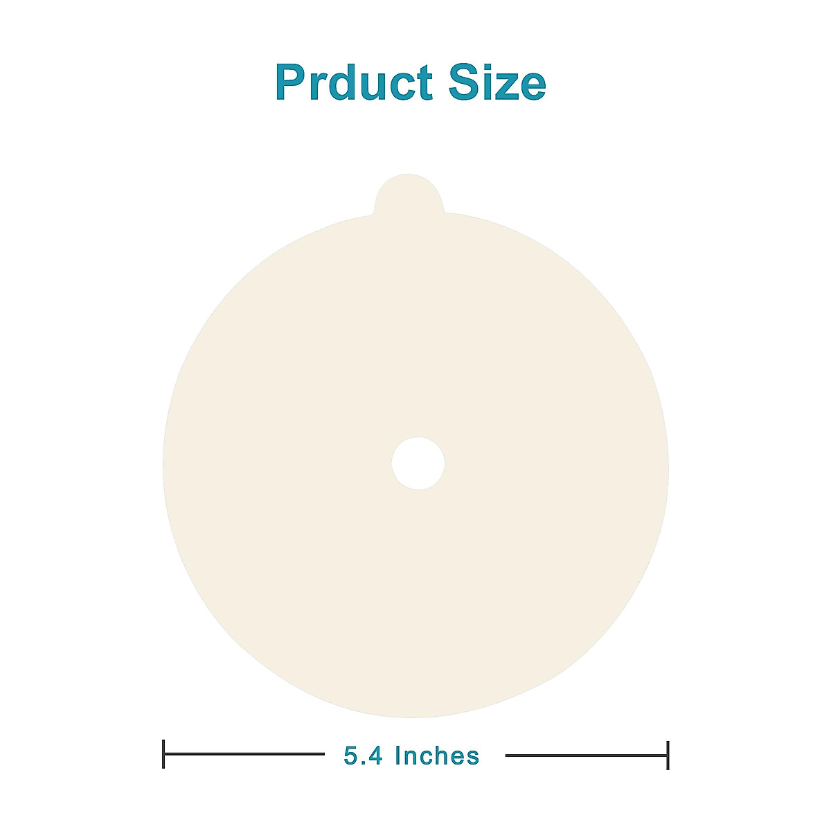 24 Pack Flea Trap Refill Discs for Bug Md Flea Trap, 5.4" Replacement Sticky Pads for Bugmd Termination Station Pest Trapper Flea Trap for Inside Your Home