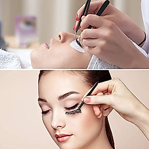 BOENFU Precision Tweezer Set Anti-Static ESD Needle Nose Tweezers for Craft, Soldering, Jewelry, Ingrown, Eyelash, Electronics, 12-PCS