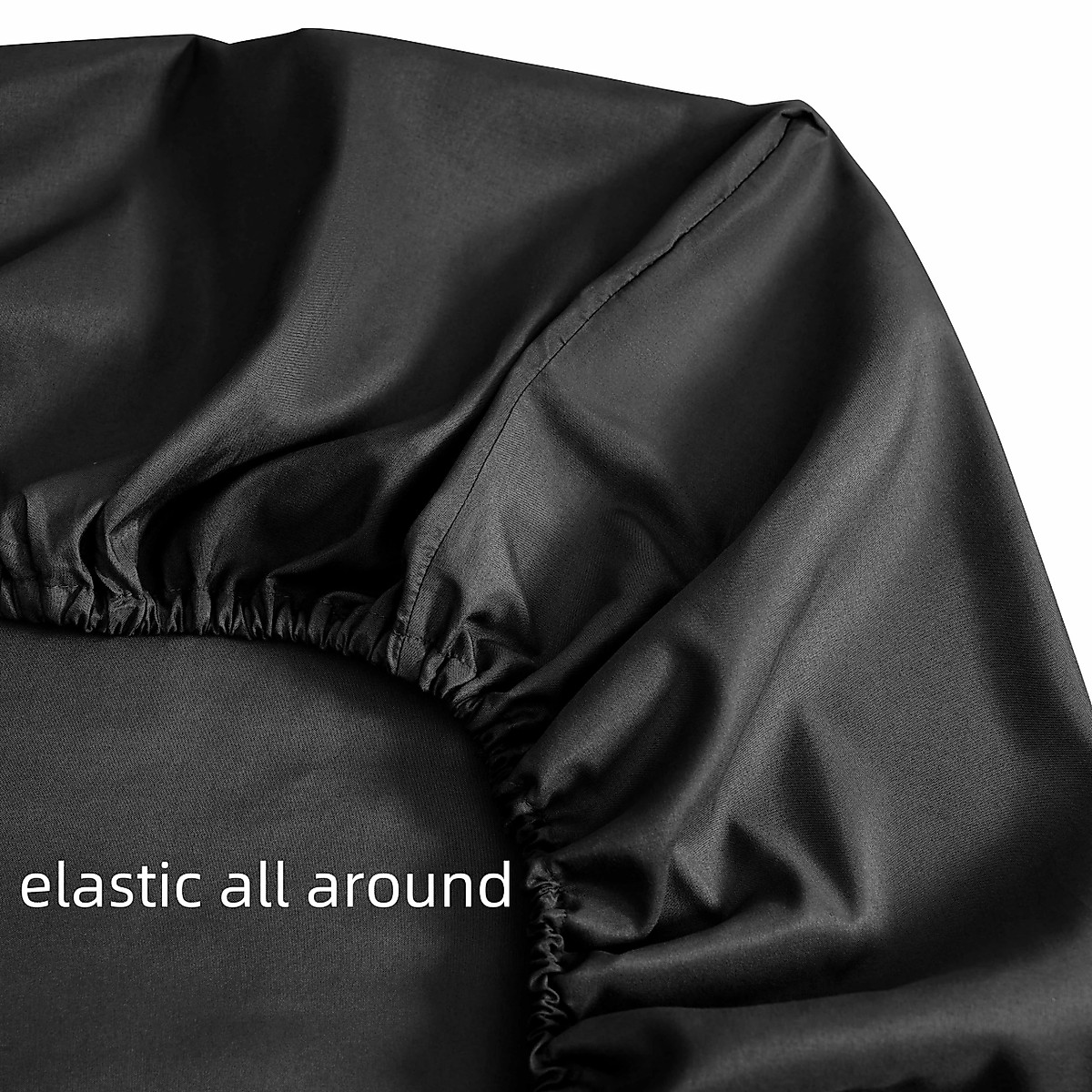 Fitted Bottom Sheet Queen Only - Deep Pocket Fully Elasticized Fit - Premium Brushed Microfiber Ultra Soft - Shrinkage and Fade Resistant for Woman Man Teens Kids - Gray