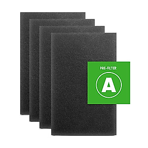 Honeywell HRF-A300 Air Purifier Pre Kit Filter, 4-Pack - Allergen Air Filter Targets Dust, VOC, Pet, Kitchen, and Wildfire/Smoke Odors