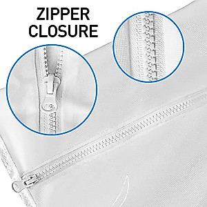 JamBer Nylon Mesh K13 Pool Cleaner Bags,Bag Zipper Replacement for Polaris 280 & 480 Pool Cleaner All Purpose Filter Bag for 280 Polaris Replacement Bags,Pool Cleaner Replacement Part K16, 2 Pack