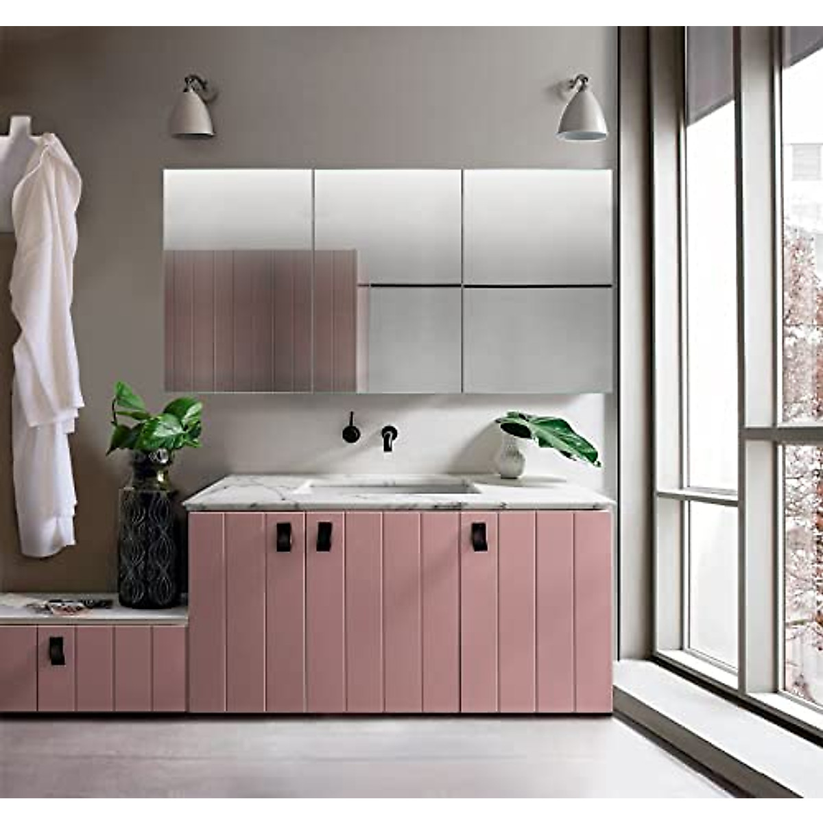 Krugg Medicine Cabinet | Recess or Surface Mount | Blum Hinge 170 Degree Soft Close| (72"x36")