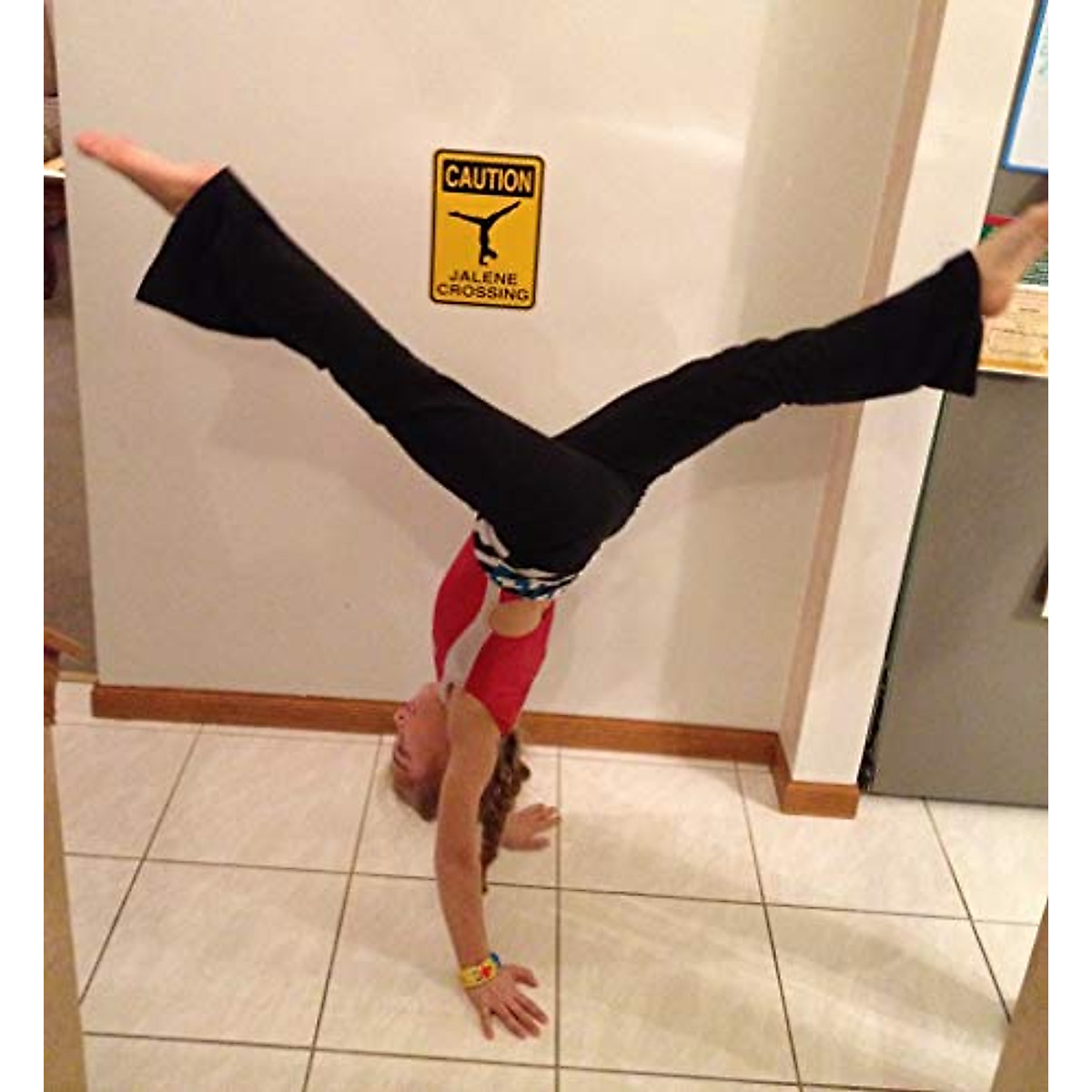 Gymnastics Sign, Personalized for you on solid aluminum, and shipped fast!