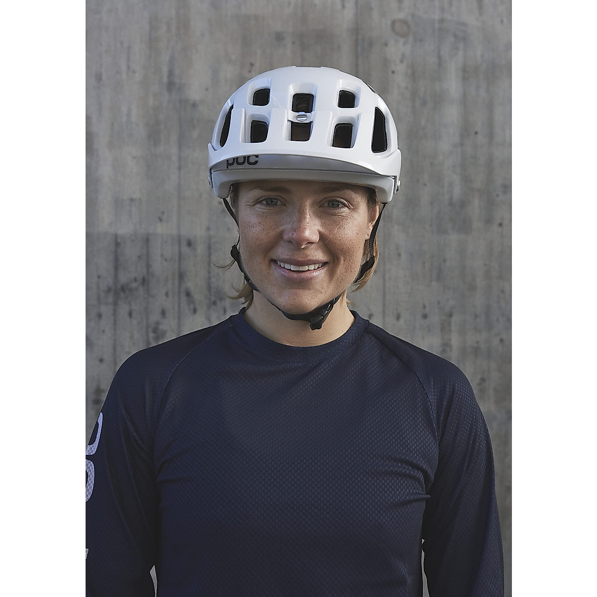 POC Tectal Race MIPS Cycling Helmet Hydrogen White/Opal Blue Metallic/Matt MED