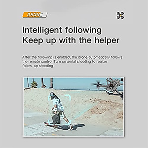 Drone with Camera for Adults Kids - Drone with 4k HD Fpv Camera Remote Control Toys Gifts for Boys Girls with Altitude Hold Headless Mode One Key Start Speed (Gray)