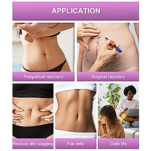 YERKOAD Abdominal Compression Board Flattening Belly AB Board Lumbar Post Surgery Lipo Back Foam Board Postpartum Recovery (Beige, One Size)