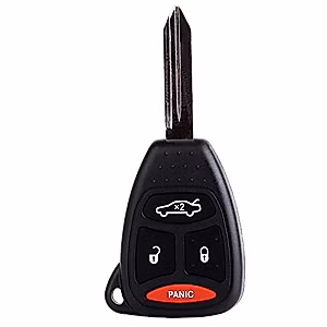 CCIYU Replacement Keyless Entry Remote Control Car Key Fob 1 X 4 Buttons for for D odge/for for J eep/for Mitsubishi/for C hrysler Series KOBDT04A