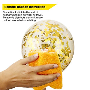 Pooh Bear Balloon Arch & Garland Kit, 70 Pack 12" 5" Yellow Blue Latex Balloons Gold Confetti Balloon Strip Set for Baby Shower Kids Birthday Party Decorations Bachelorette Weeding Party Supplies