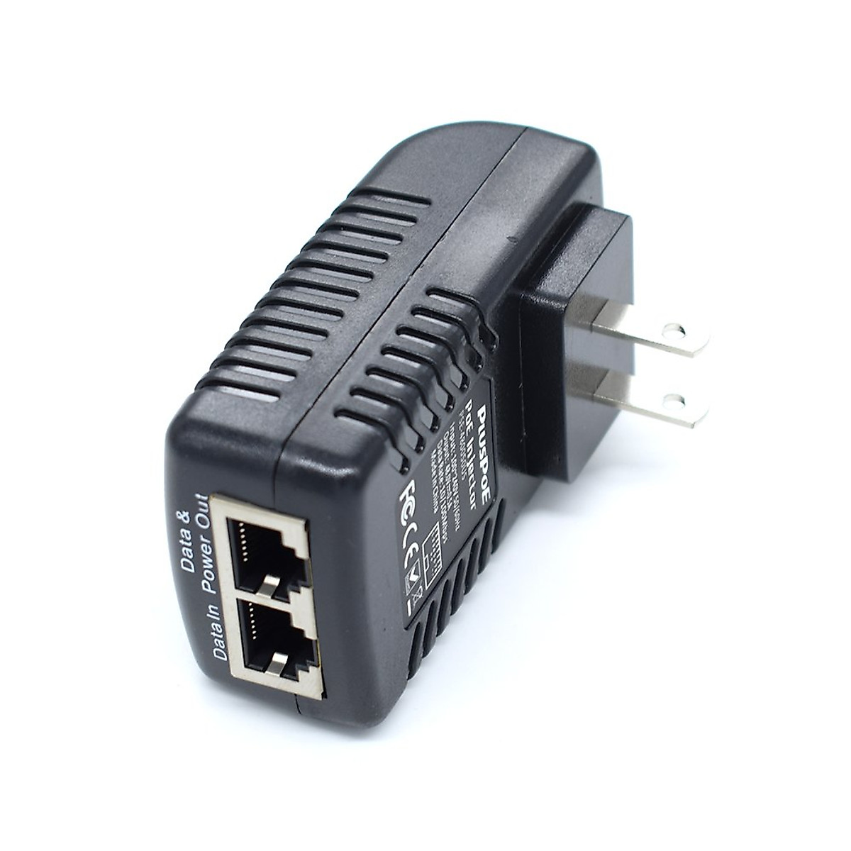 Gigabit PoE Injector, PLUSPOE 802.3af Power Over Ethernet Adapte Max 24W for IP Cameras, Wireless Access Points, VoIP Phones - 10/100/1000Mbps