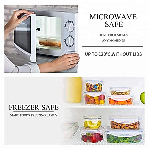 LEXINGWARE Meal Prep Container (38.8oz) - Portion Control - BPA Free - 100% Leak-proof Reusable Food Container - Bento Lunch Box - Configurable Compartments (2Pack)