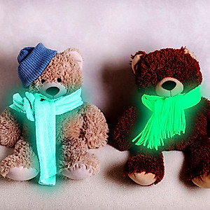 4 Pcs Glow in The Dark Yarn for Crochet Luminous Yarn 55 Yards Soft Craft Yarn for DIY Crafts Sewing Arts Beginners Crocheting Knitting Party Supplies, Blue