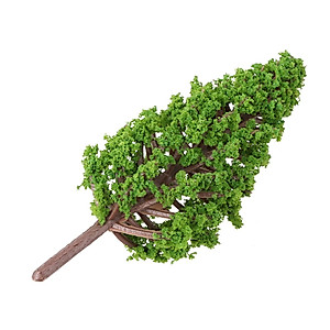 LYWS Model Pine Trees Deep Green Landscape Scenery Layout For N HO Scale Layout 68mm Pack of 20