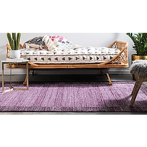 Unique Loom Del Mar Collection Area Rug - Abigail (2' 2" x 3' 1" Rectangle, Violet)