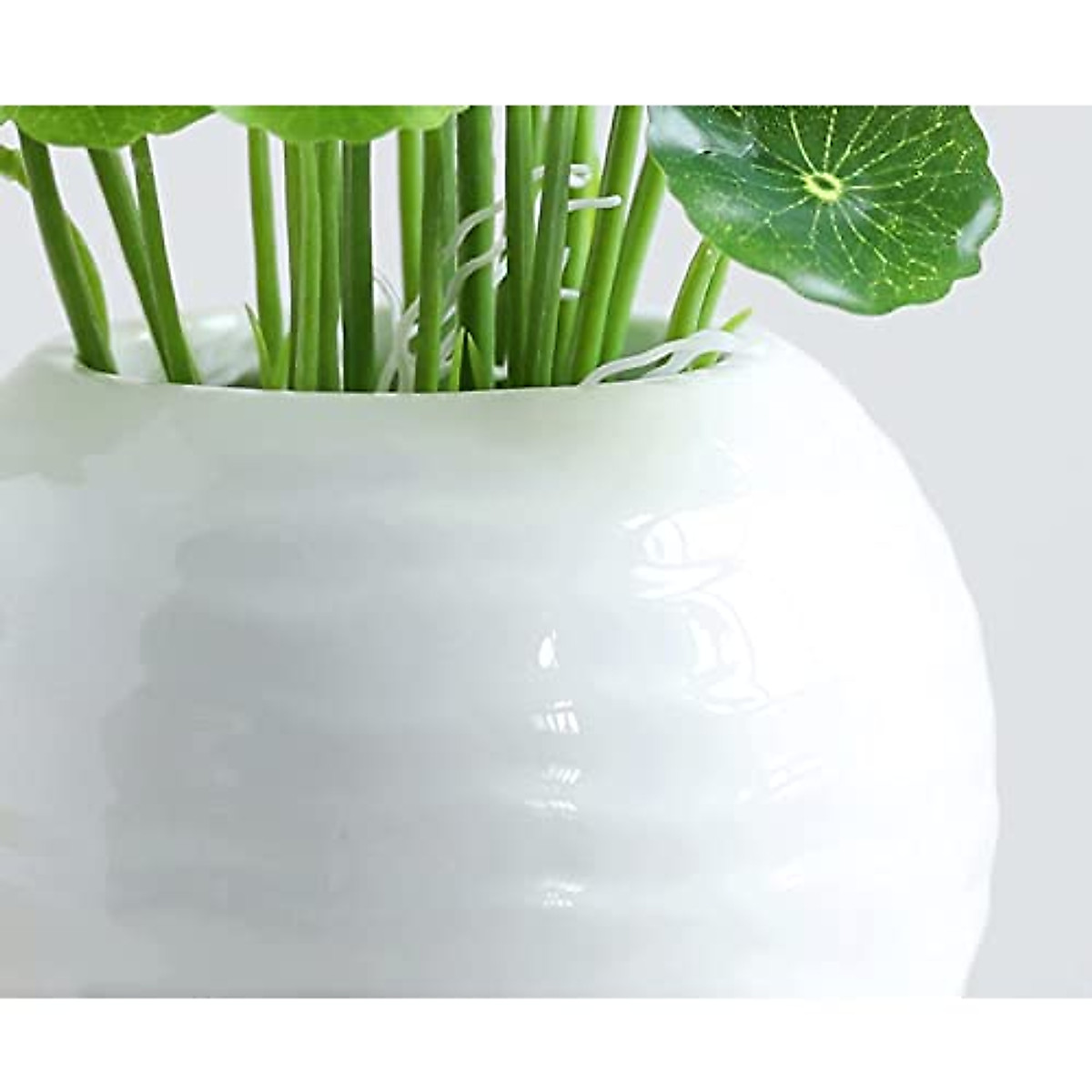 Classic Artificial Plants Decor Fake Plant Mini Artificial Green Potted Artificial Plant with Potted Desk Home Bedroom Bathroom Rack Farmhouse Office Table House Window Sill Decoration Fake Potted Pla