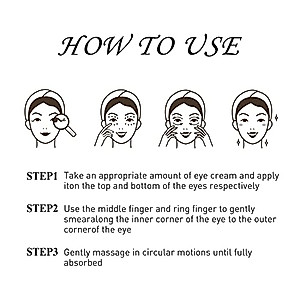 Verfons Firming Eye Cream, Verfons Temporary Firming Eye Cream, Verfons Snake Venom Firming Eye Cream, Anti Aging Eye Bag Cream, Fades Fine Lines and Wrinkles (2pcs)