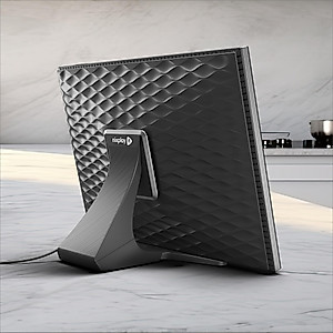 Nixplay Digital Touch Screen Picture Frame with WiFi - 10.1” Photo Frame, Connecting Families & Friends (Black/Silver)