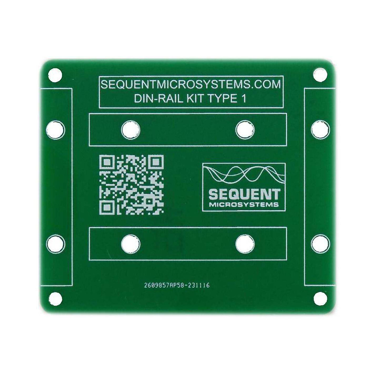 DIN-Rail Kit Type 1 Parallel Mount for Raspberry Pi SM-A-004