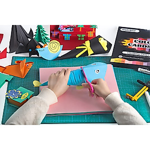 Colored Cardstock for Paper Crafts, Christmas Cards Making, Scrapbooking, Paper Starter Kit for Kids/Adults in Home/Party/School Supplies - 12 x 12 inch/100 Sheets/20 Colors 65IB 180GSM UAP10