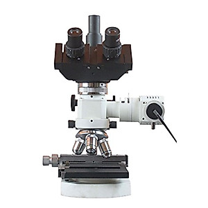 Radical 1200x Trinocular Incident Light Microscope w XY Stage & Geology Polarizing Kit with Camera Port