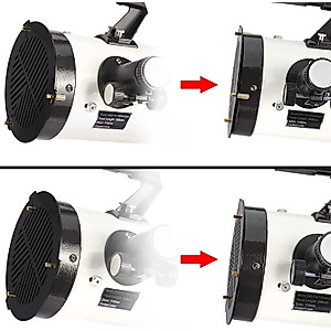 Bahtinov Mask Focusing Mask for Telescopes, CelticBird 80mm Telescope Focusing Mask for a Tube Outer Diameter from 75mm-125mm