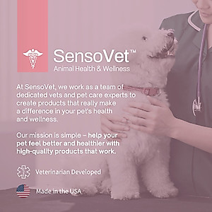 SensoVet Tear Stain Remover Eye Wipes for Dogs & Cats, Cleans Eye Boogers and Gunk Discharge, Facial Cleansing with Aloe Vera (Fragrance Free)