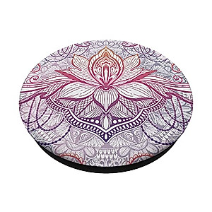 Lotus Flower for Yoga Meditation Pink Zen Namaste Gift Idea PopSockets Swappable PopGrip