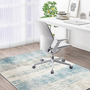 Hlimior 36"X48" Office Chair Mat for Hardwood Floor, Anti-Slip Desk Chair Mat, Chair Rugs Floor Protectors Mat, Computer Chair Mat for Rolling Chair, Chair Carpet Mat for Home Office