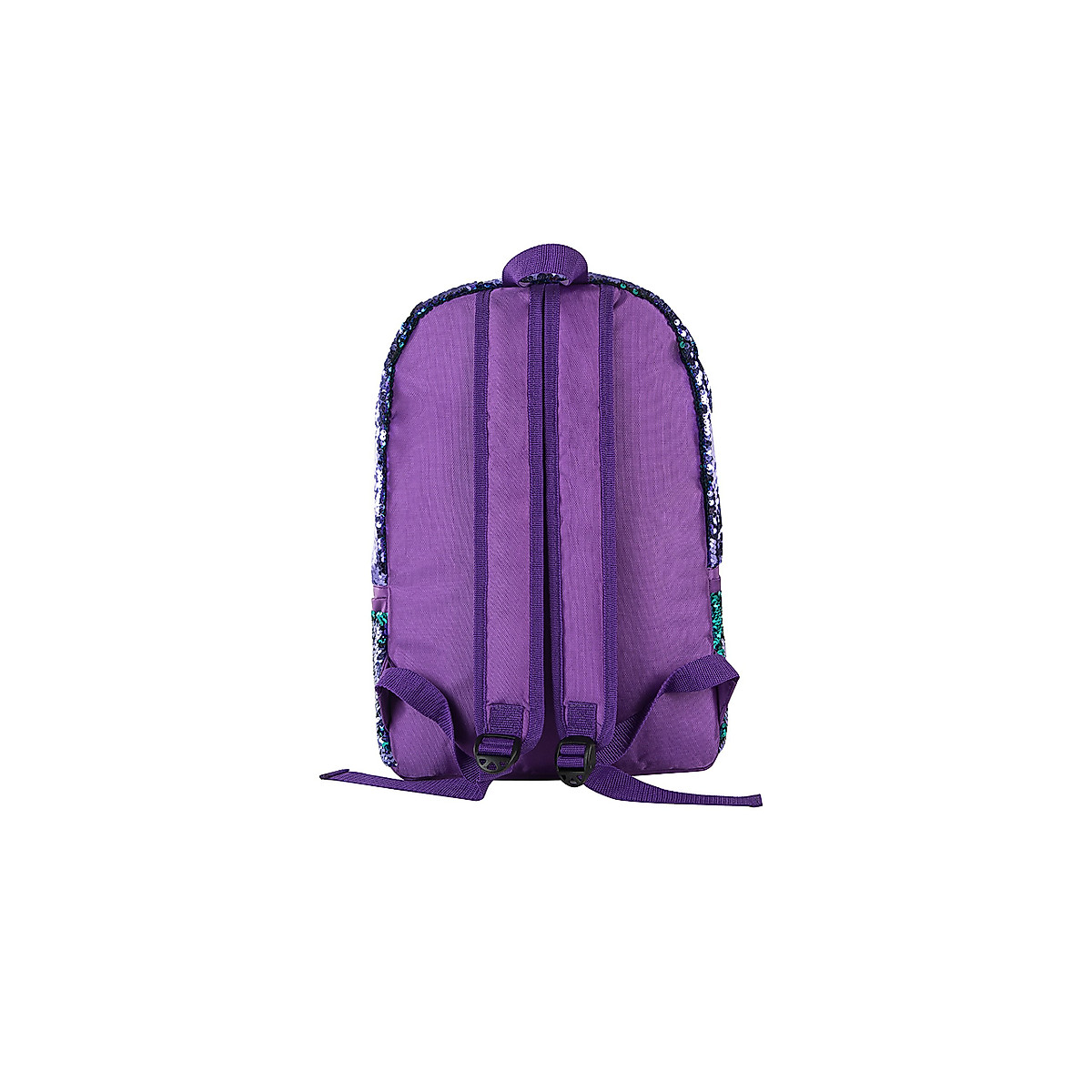 HeySun Sequin Backpack for Girls Bookbag Kids Back Pack for School Elementary School Bag for Boys Purple