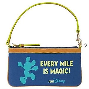 Disney Dooney and Bourke runDisney 2019 Marathon Wristlet Purse Bag Every Mile Is Magic
