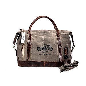 Bhrayna-Bags Bike Print Weekender Traveller Bag