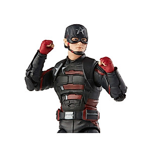 Marvel Legends Series Avengers 6-Inch Action Figure Toy U.S. Agent and 2 Accessories, for Kids Ages 4 and Up