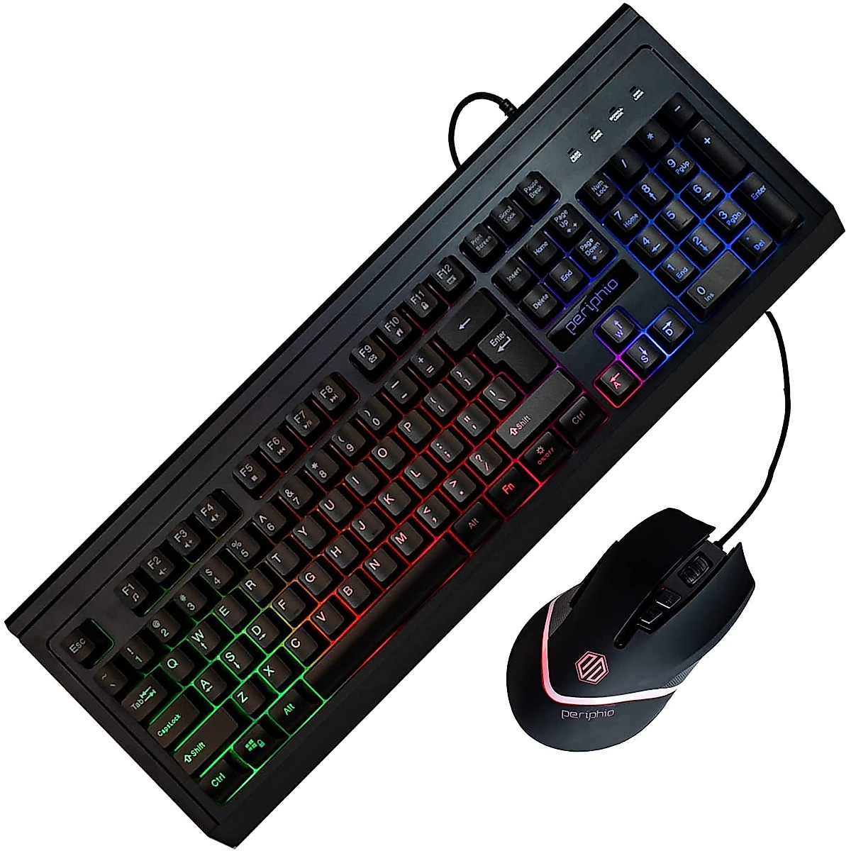 HP Gaming PC Computer, Quad-Core Intel i5, NVIDIA GeForce GT 730 2GB, 16GB DDR3 RAM, 1TB SSD, WiFi, Windows 10, Includes 24 Inch Monitor, Rainbow Keyboard and Mouse (Renewed)