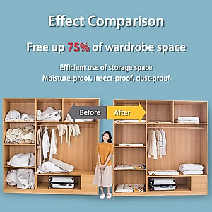 Cartoon dog-shaped vacuum compression bag, storage bag, strong and durable, release 80% of storage space, suitable for travel, moving, family storage use. (Large)