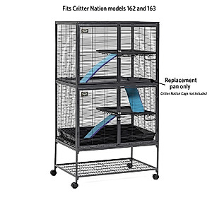 Midwest Homes for Pets 143PAN Replaement Pan for Nation Cages, 34.5 x 22.5 x 1.125