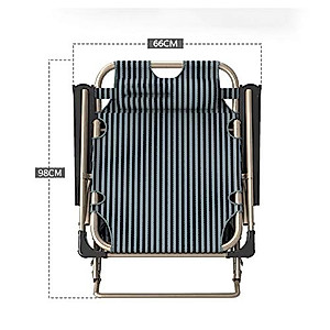 CHLDDHC Folding Chaise Longue Chaise Longue Jardin Siesta Desk Siesta Chair Single Bed Lazy Chair Leisure Outdoor Folding Chair Chaise Longue for Beach Fishing