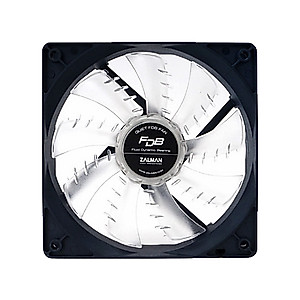 Zalman F2 FBD (SF) Ultra Quiet 92mm FDB Case Fan with Shark Fin Blades, Fluid Dynamic Bearing 150,000 Hour Lifespan, High Airflow 1500 RPM, 20-23 dBA, Anti-Vibration Silicone Pins - Black,ZM-F2 FDB (SF)